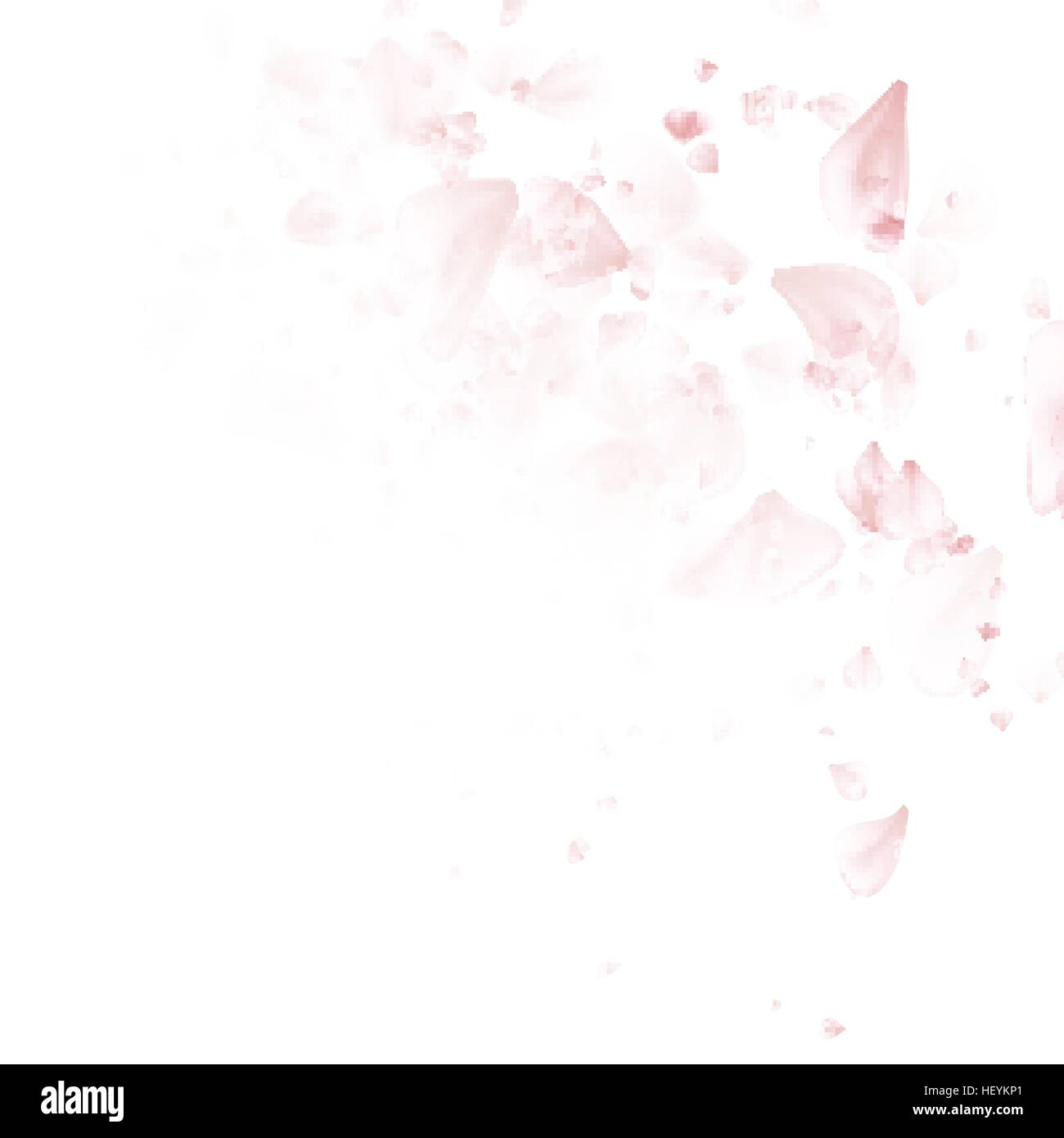 Cherry petals falling Stock Vector Images - Alamy