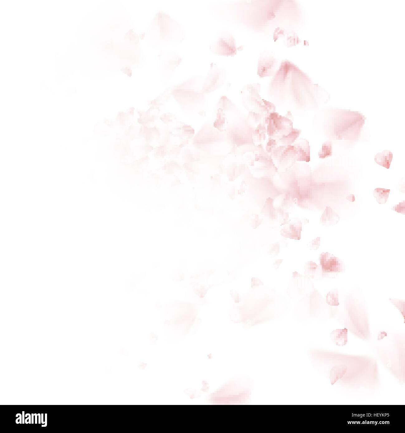 Cherry tree falling petal. EPS 10 Stock Vector Image & Art - Alamy