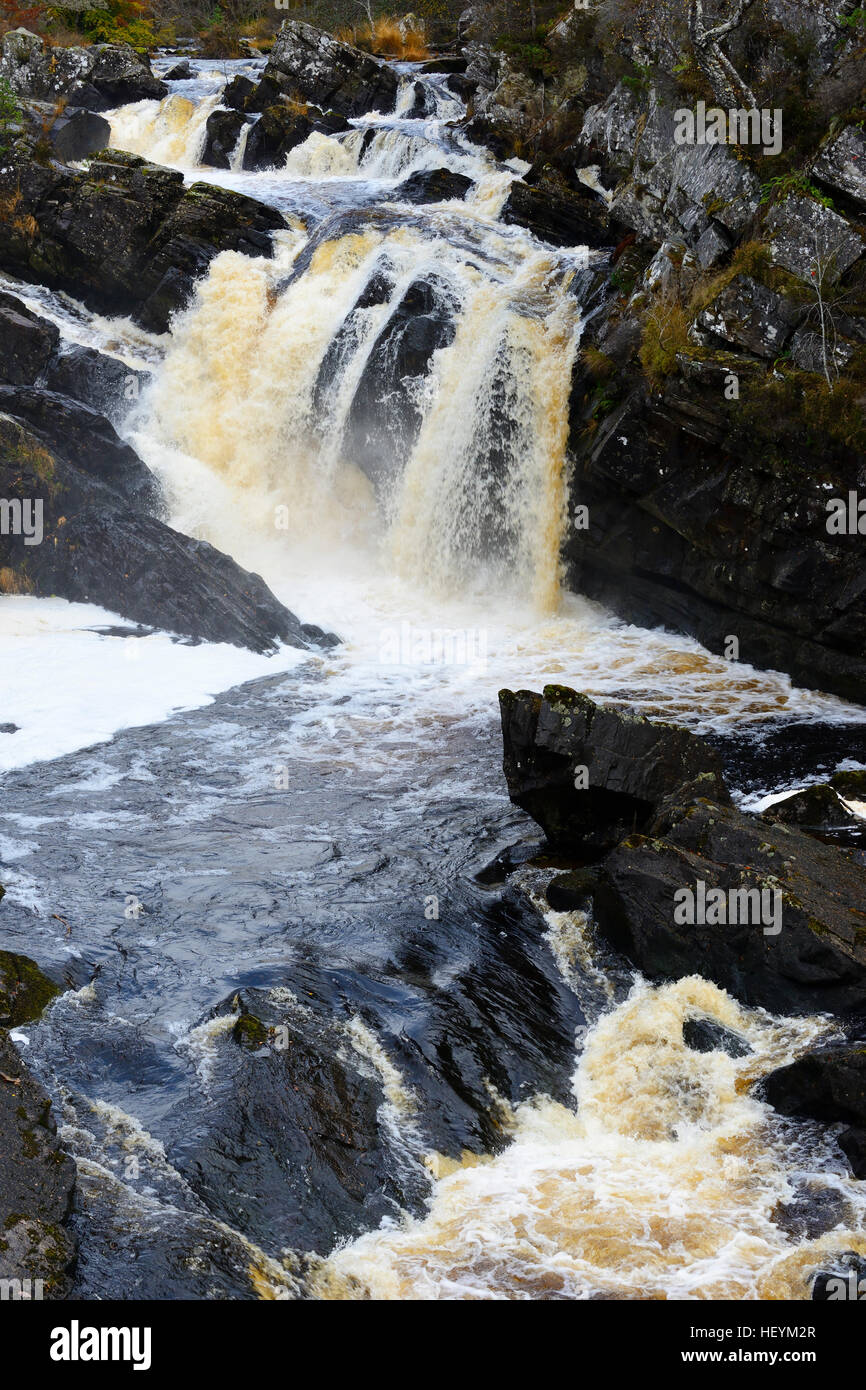 Rogie falls autumn waterfall hi-res stock photography and images - Alamy