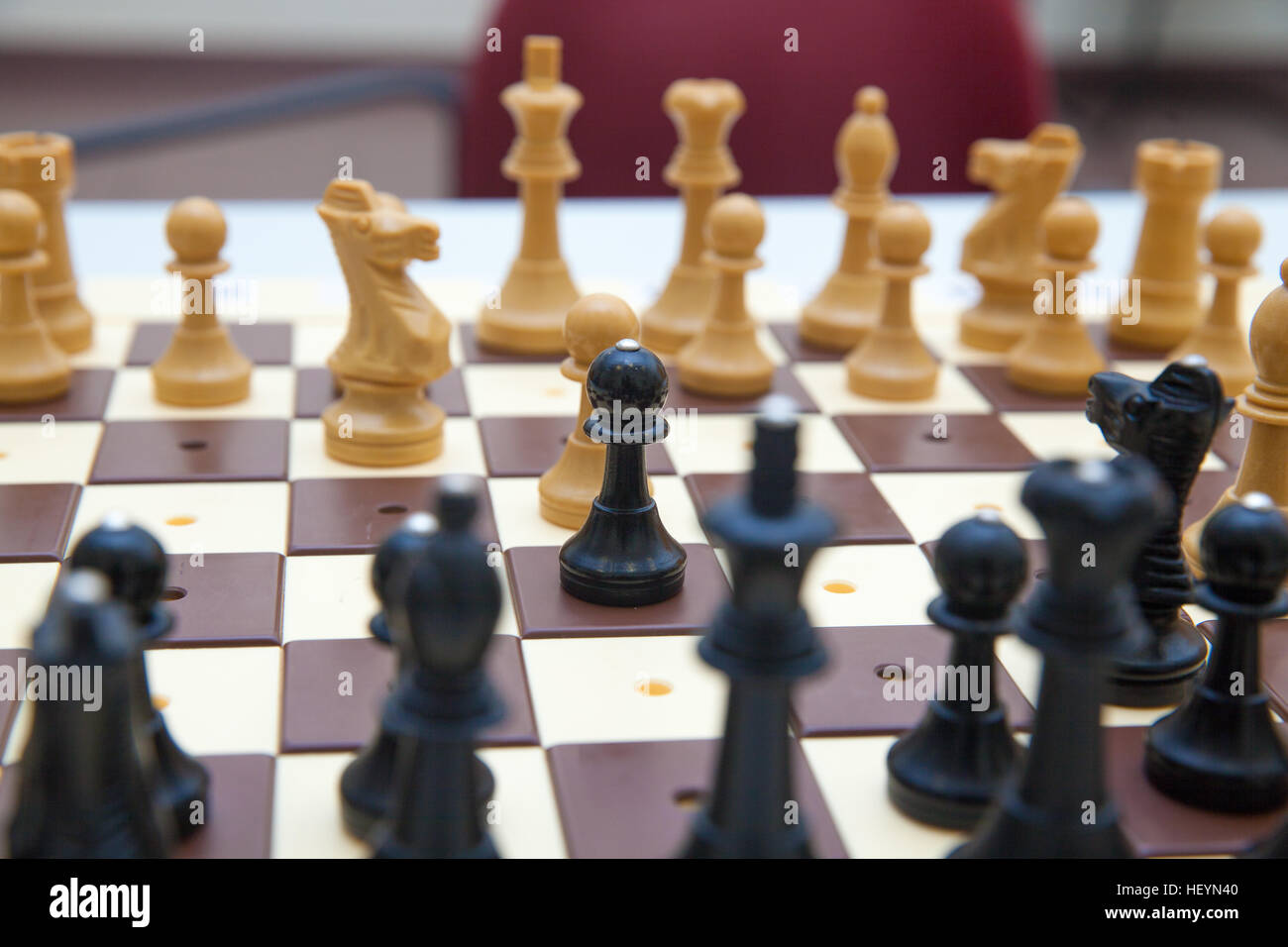 Chess for blind or visually impaired Stock Photo - Alamy