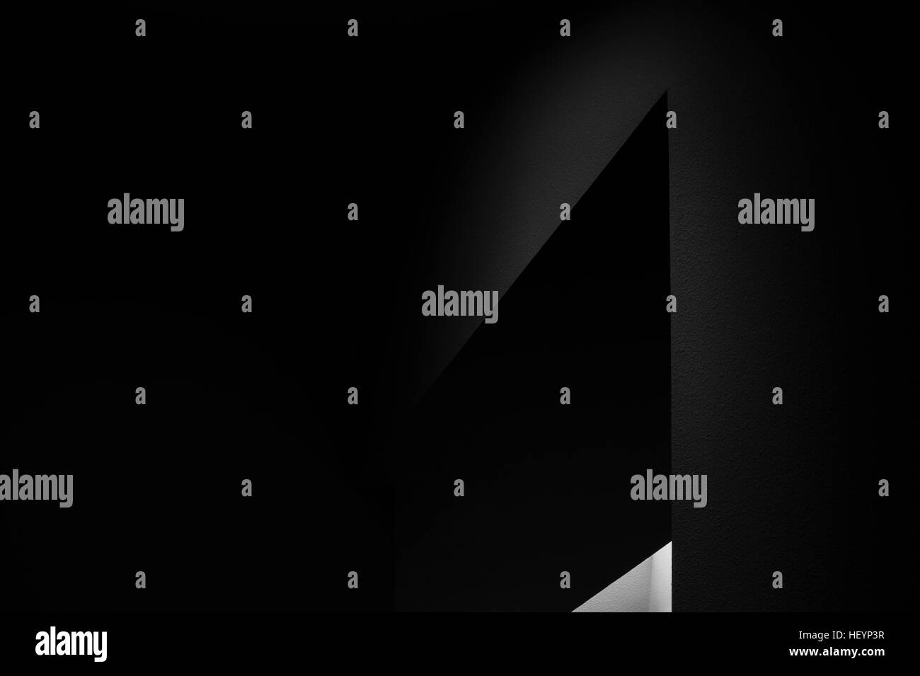 Interior design with images of simple shapes, patterns, walls, angles ...