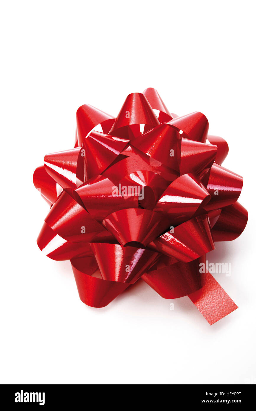Red ribbon bow Stock Photo - Alamy