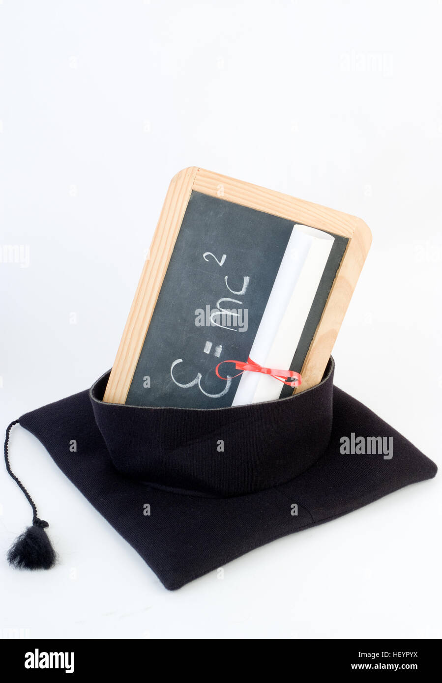 Symbol for post-secondary graduation Stock Photo - Alamy