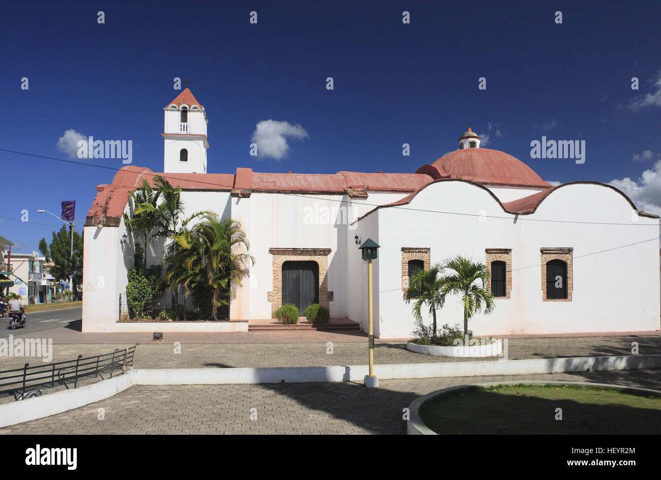Church, El Seibo, Dominican Republic, Caribbean Stock Photo - Alamy
