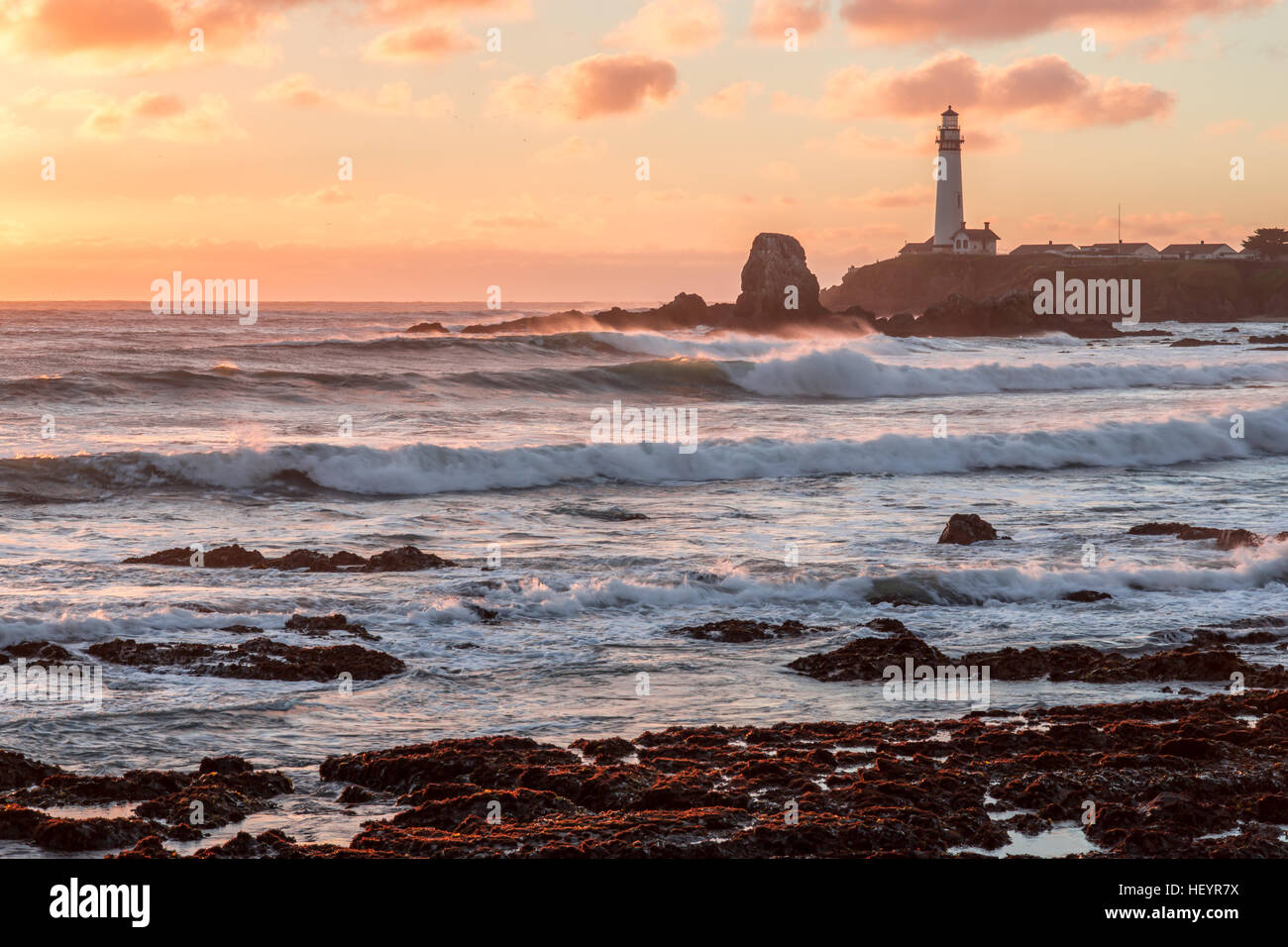 Pigeon point lighthouse state historic park hi-res stock photography ...