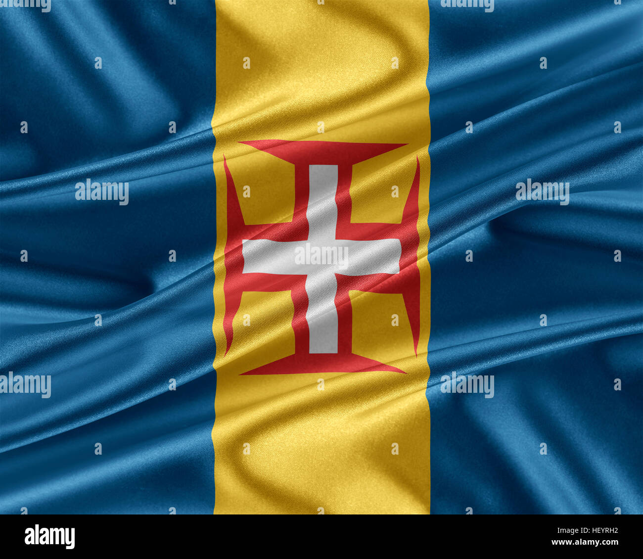 Madeira flag hi-res stock photography and images - Alamy