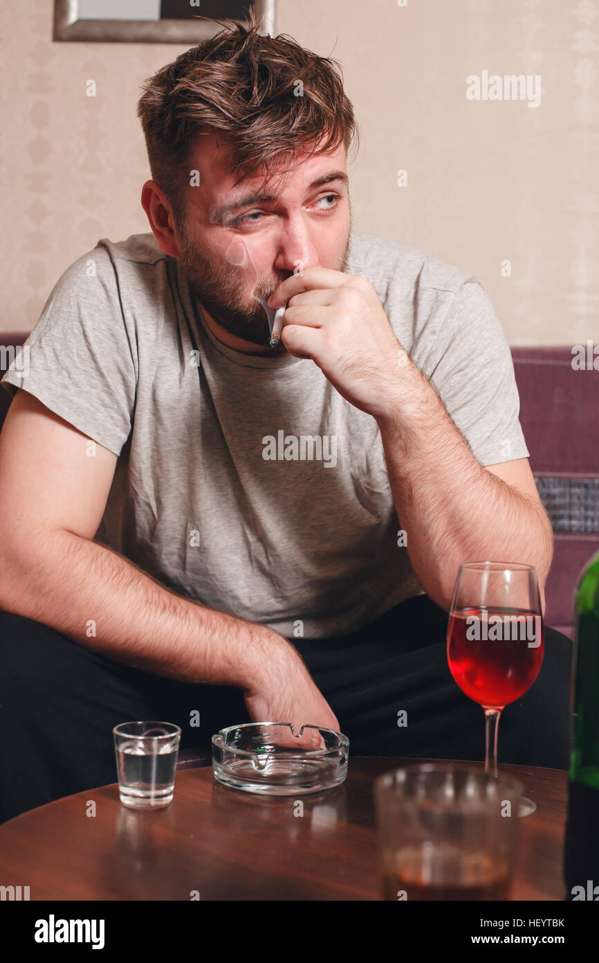 Alcohol abuse problem concept Stock Photo - Alamy