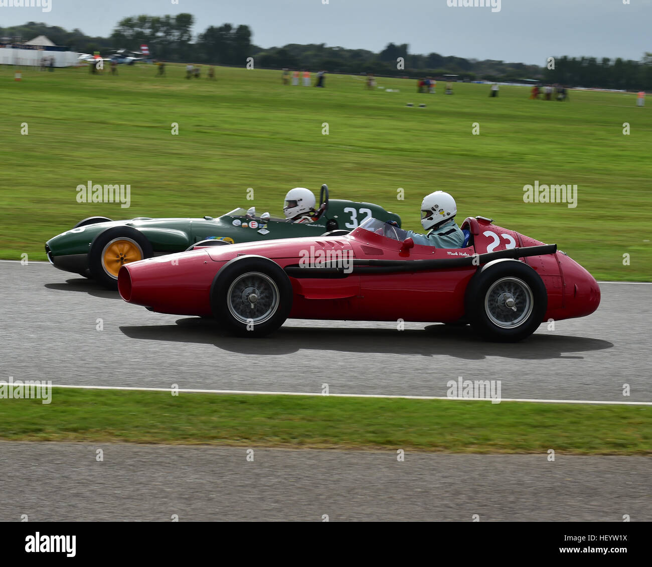Mark Hales, Maserati 250F, Marshall Bailey, Lotus Climax 16, Richmond ...