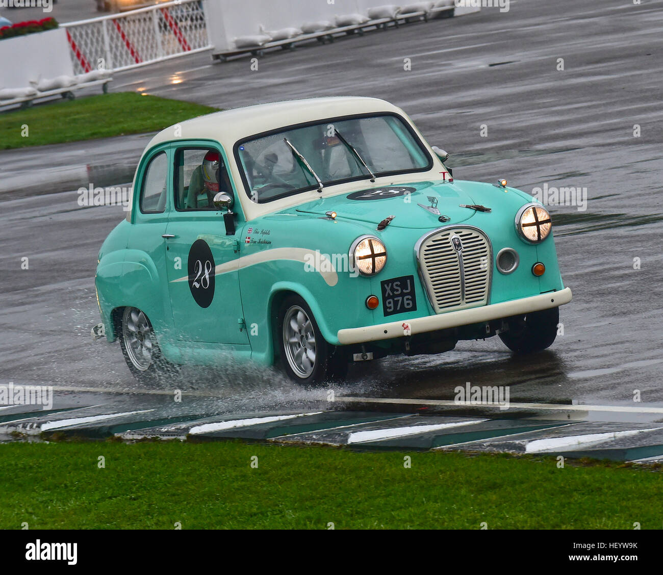 Tom Kristensen, Theo Paphitis, Austin A35, St Mary's Trophy, Goodwood ...