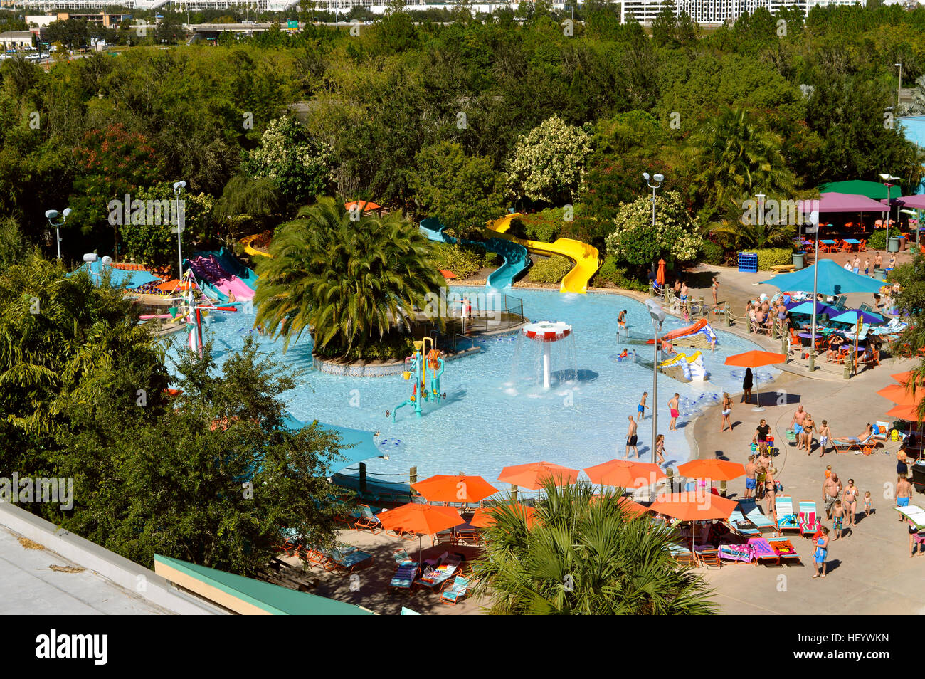 Aerial view aquatica theme park hi-res stock photography and images - Alamy