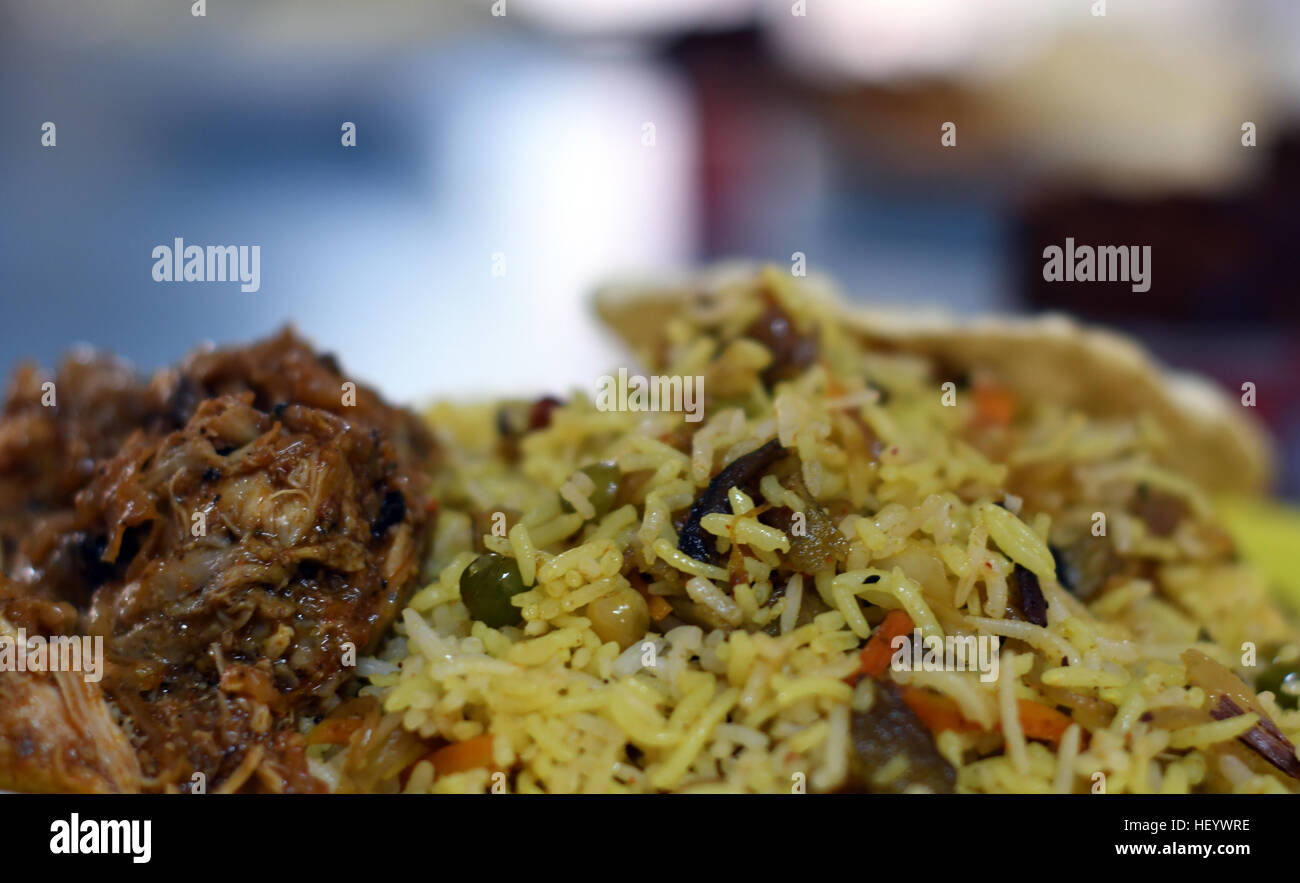 delicious chicken biriyani Stock Photo - Alamy
