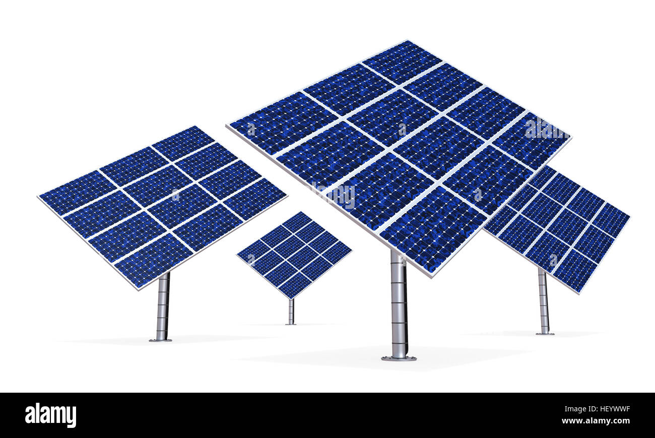 Solar Panel Isolated Stock Photo - Alamy