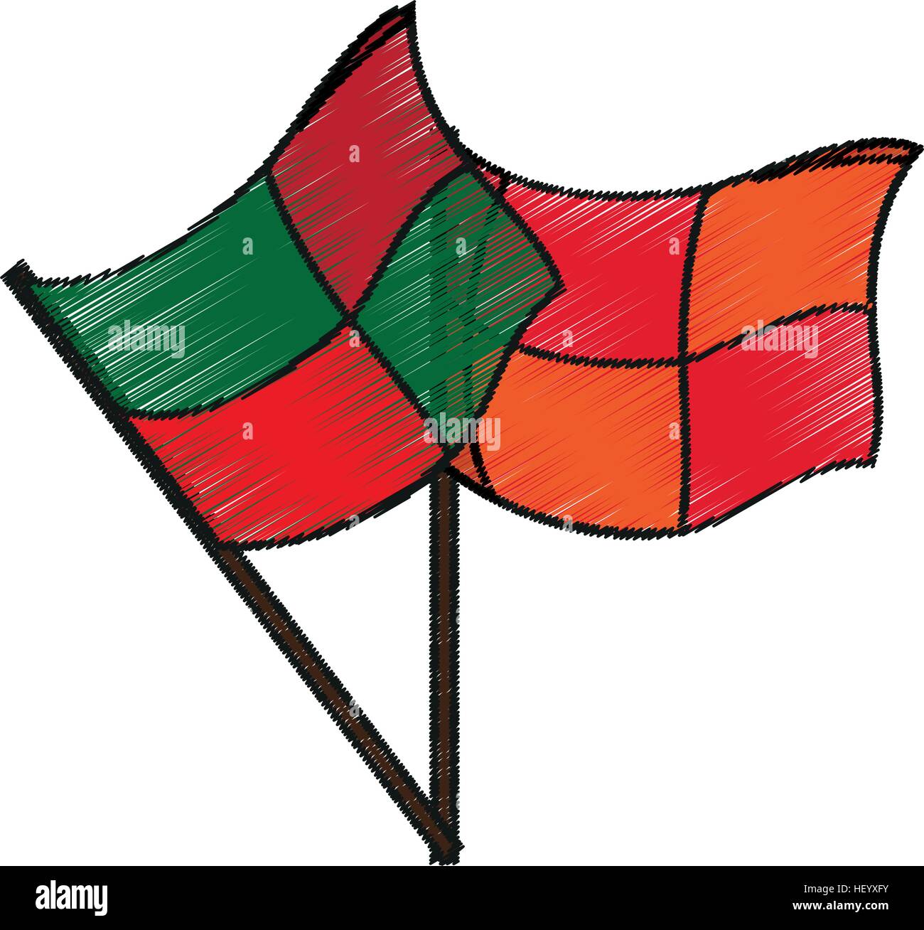 Isolated sport flag design Stock Vector Image & Art - Alamy