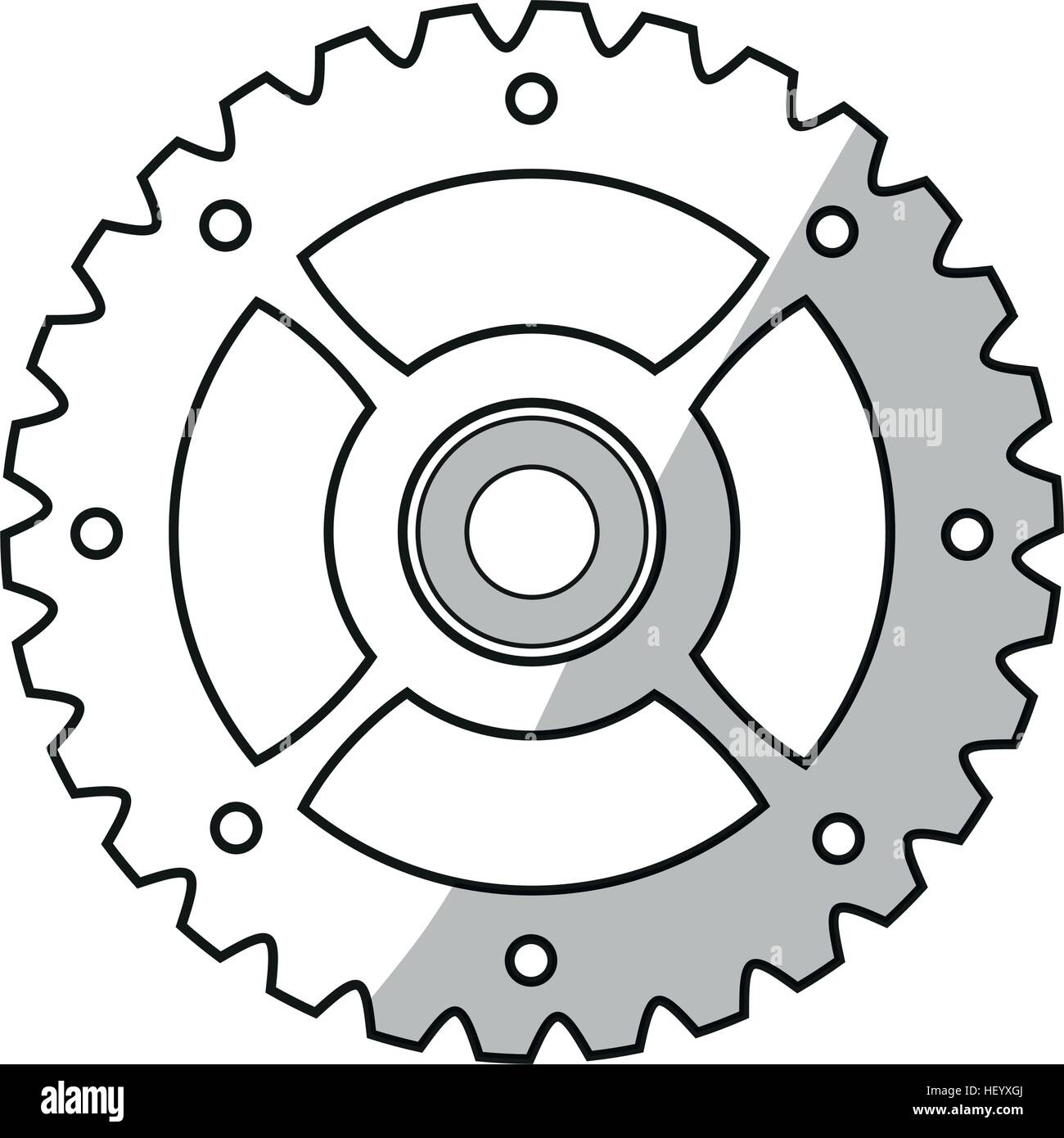 Isolated gear design Stock Vector Image & Art - Alamy