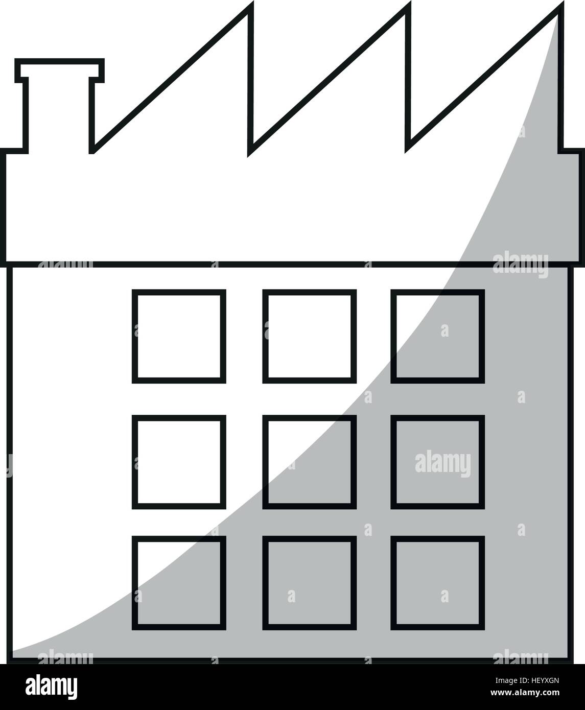 Isolated factory building design Stock Vector Image & Art - Alamy