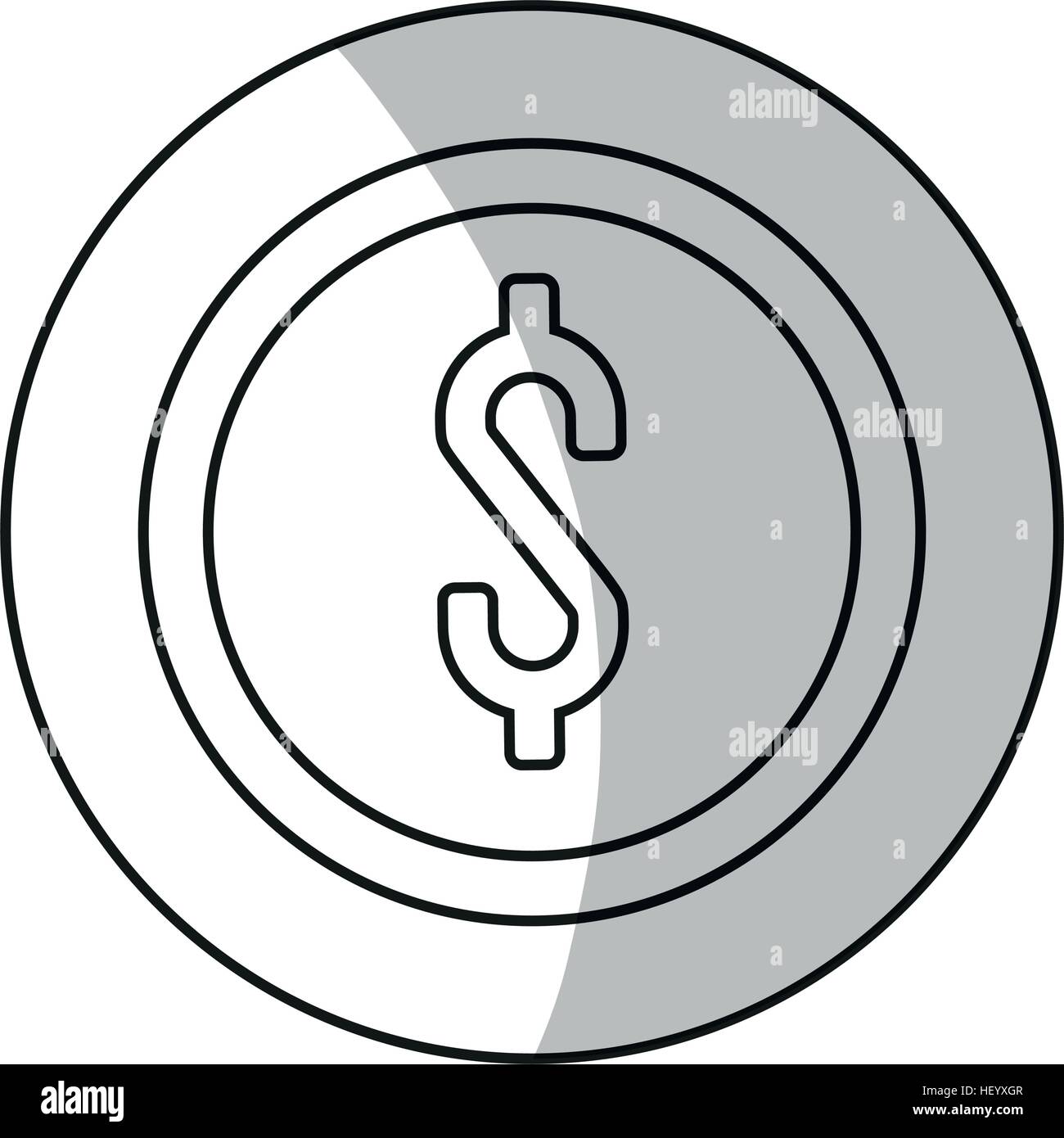Isolated coin design Stock Vector Image & Art - Alamy