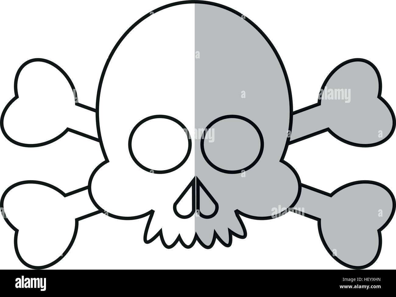 Isolated skull cartoon design Stock Vector Image & Art - Alamy