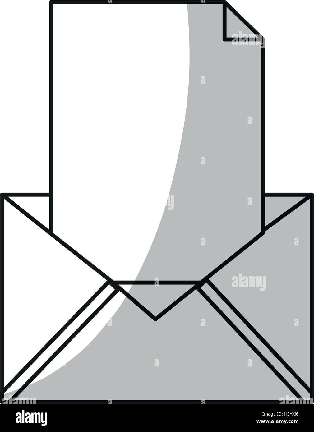 Isolated email envelope design Stock Vector Image & Art - Alamy