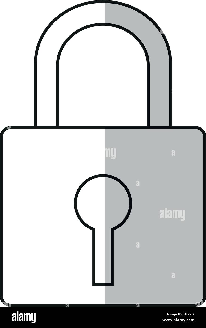 Isolated padlock design Stock Vector Image & Art - Alamy