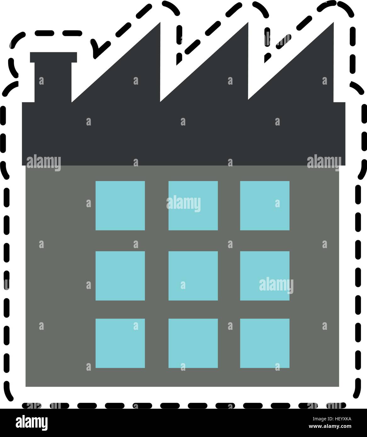 Isolated factory building design Stock Vector Image & Art - Alamy