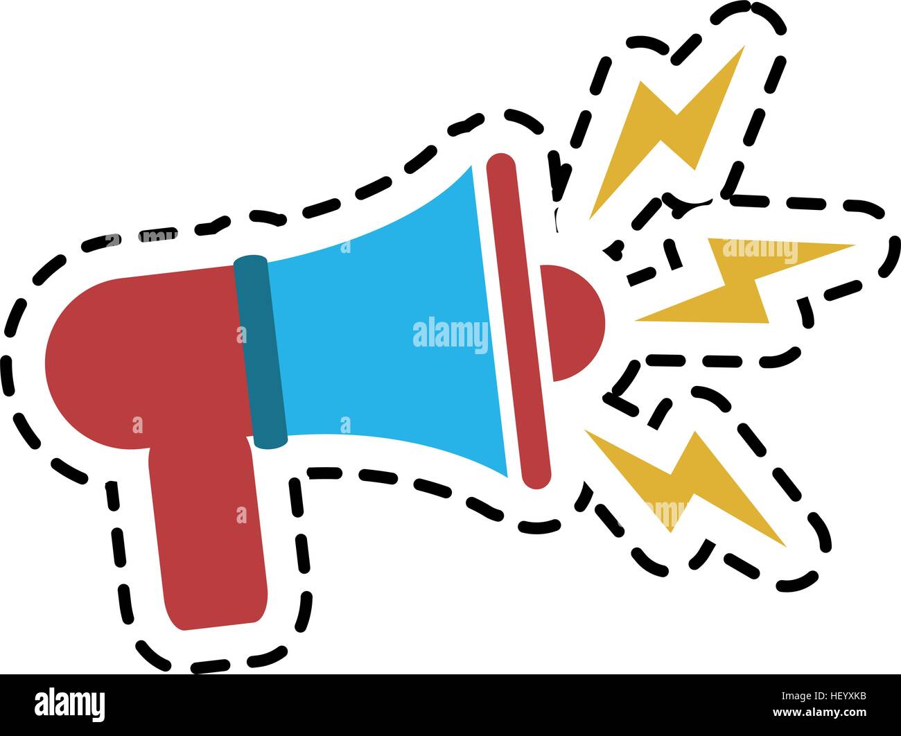 Isolated megaphone design Stock Vector Image & Art - Alamy