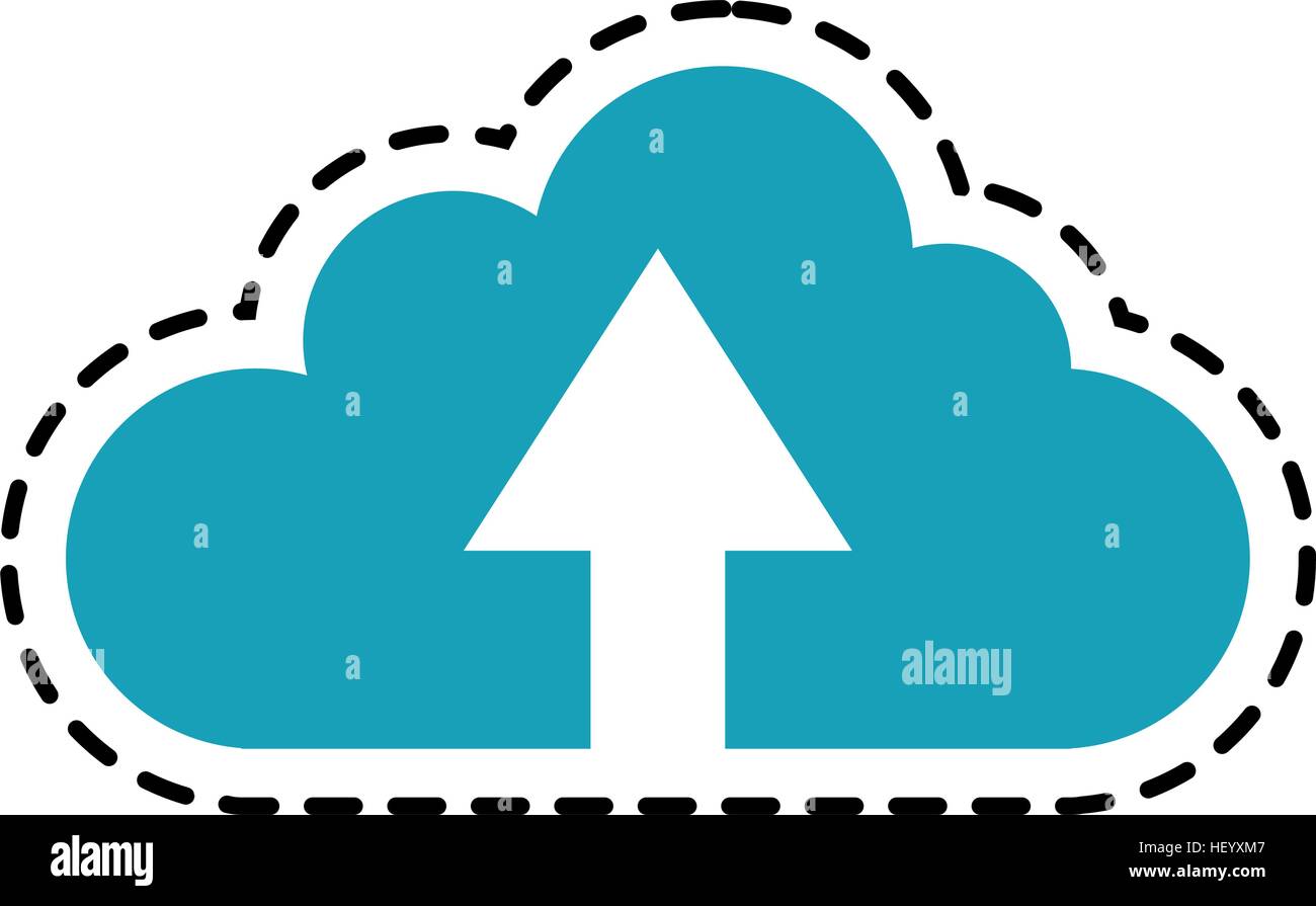 Isolated cloud computing design Stock Vector Image & Art - Alamy