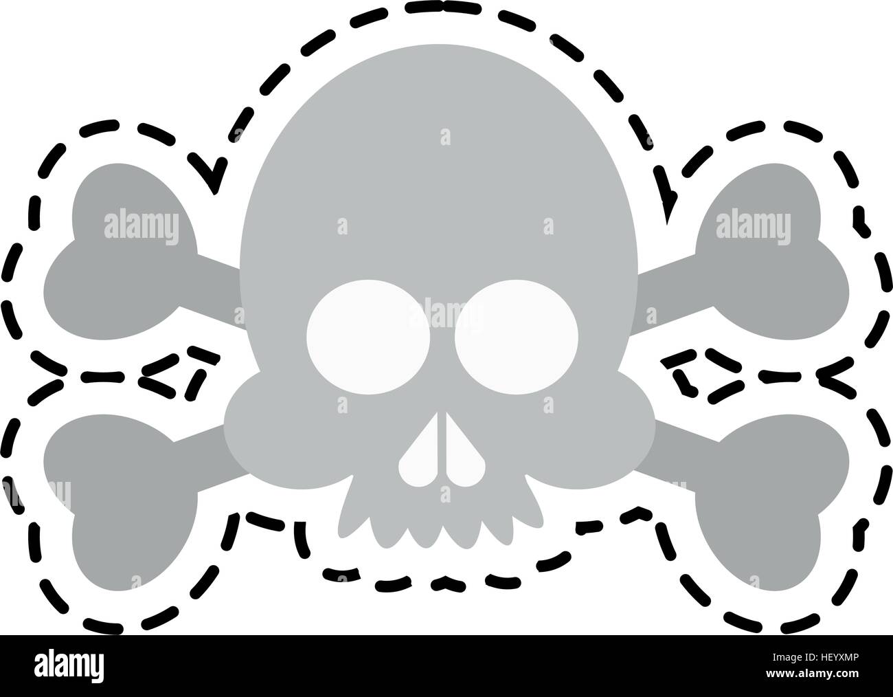 Isolated skull cartoon design Stock Vector Image & Art - Alamy