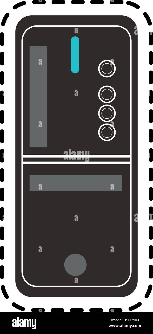 Isolated Cpu Device Design Stock Vector Image And Art Alamy