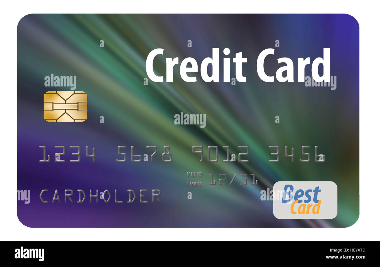 This is a generic, mock credit card isolated on white Stock Photo - Alamy