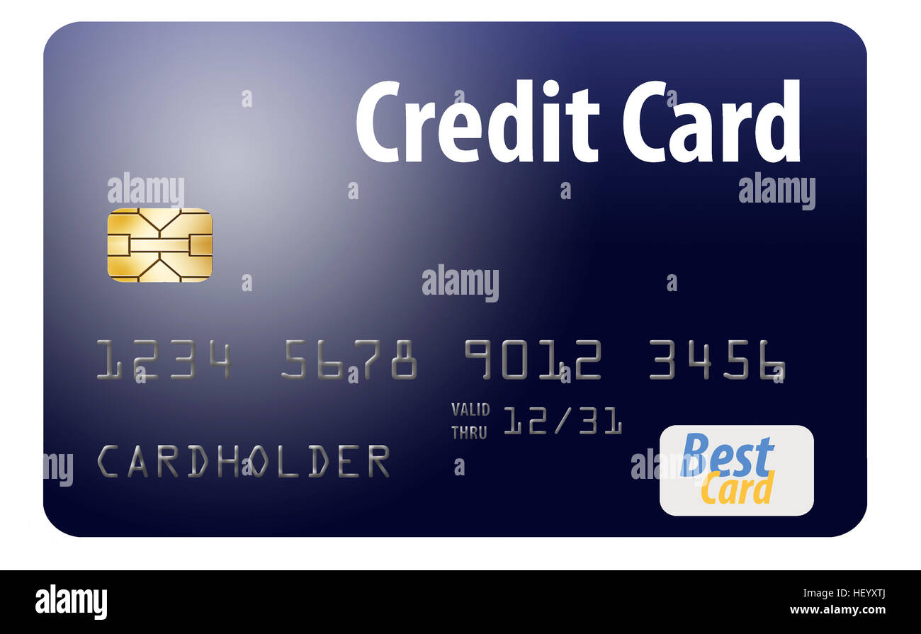 This is a generic, mock credit card isolated on white Stock Photo - Alamy