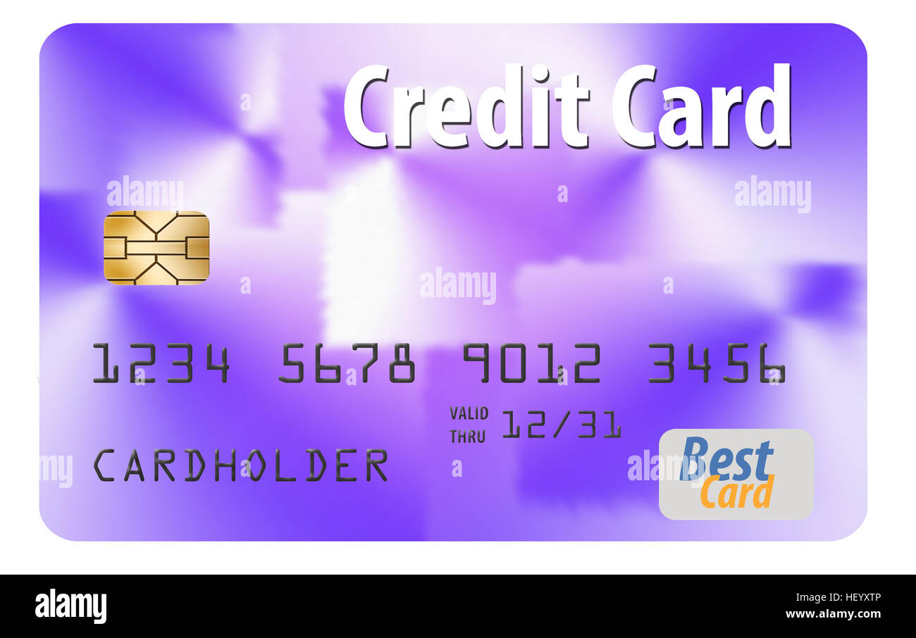 This is a generic, mock credit card isolated on white Stock Photo - Alamy