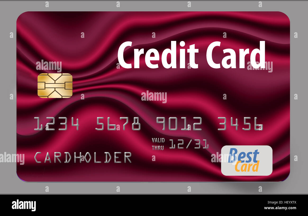 This is a generic, mock credit card isolated on white Stock Photo - Alamy