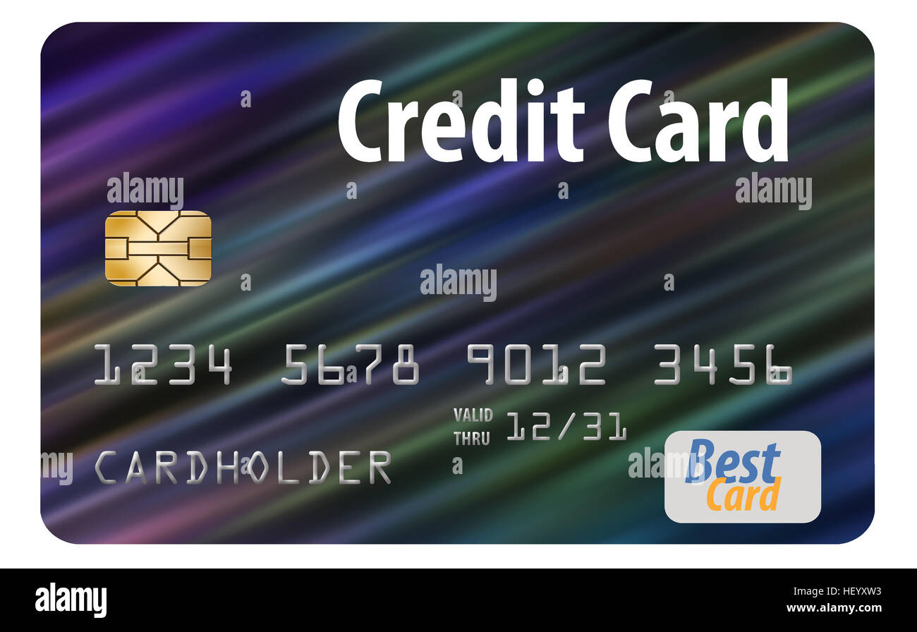 This is a generic, mock credit card isolated on white Stock Photo - Alamy