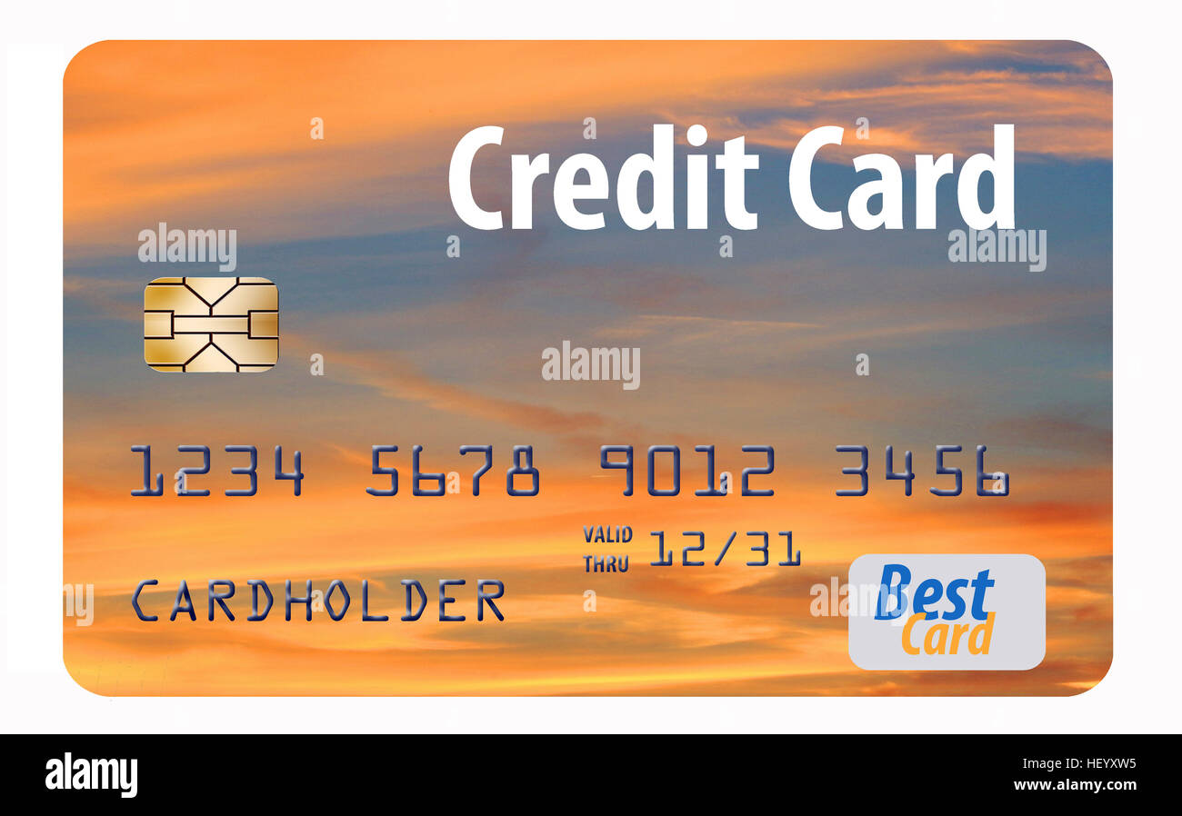 This is a generic, mock credit card isolated on white Stock Photo - Alamy