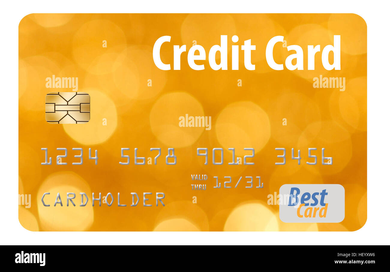 This is a generic, mock credit card isolated on white Stock Photo - Alamy