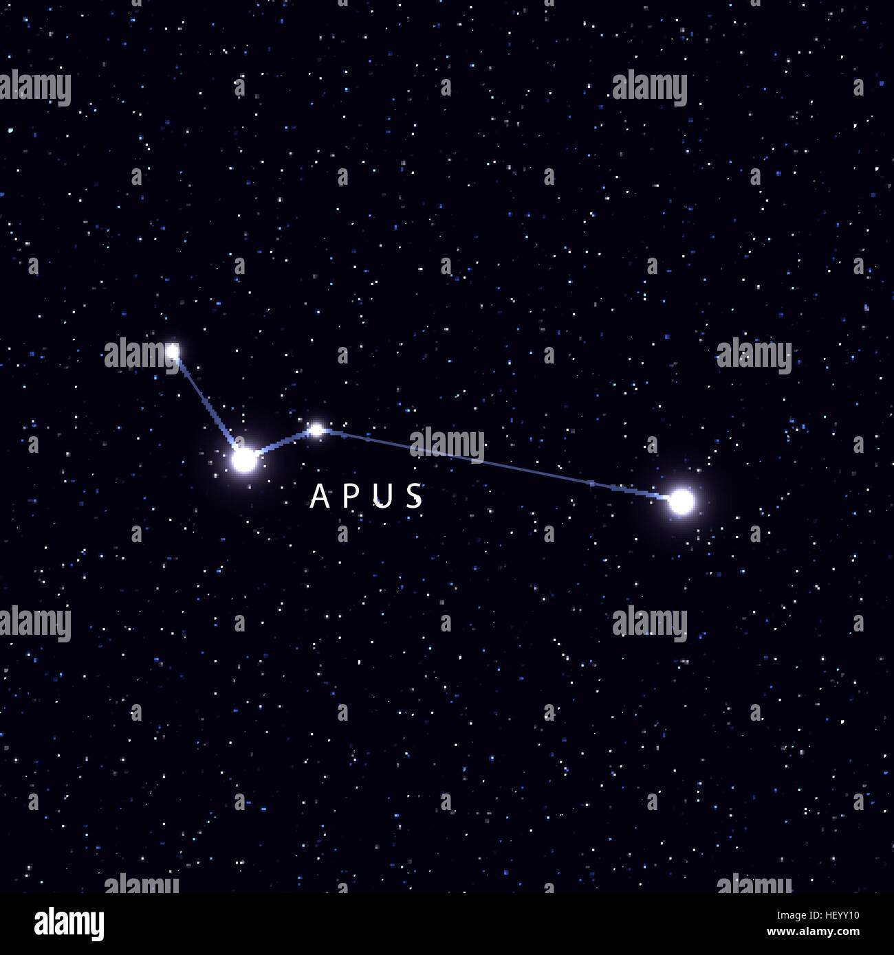 Apus Constellation In The Sky