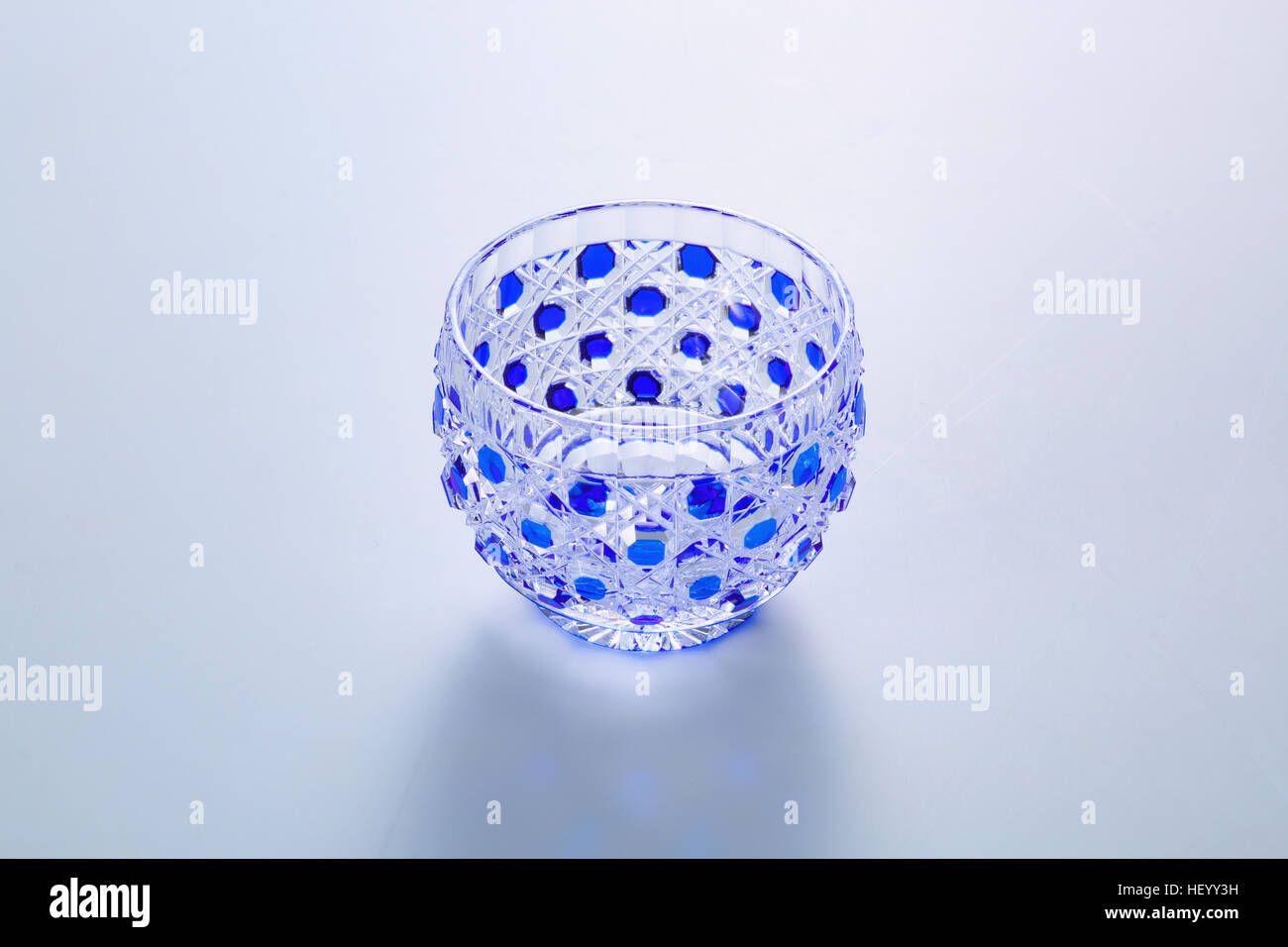 Traditional Japanese Edo Kiriko glassware Stock Photo - Alamy