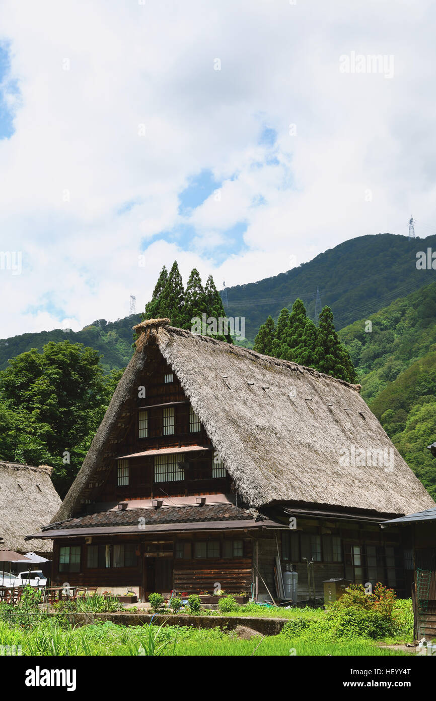 Traditional Japanese village in Gokayama, Toyama Prefecture, Japan ...