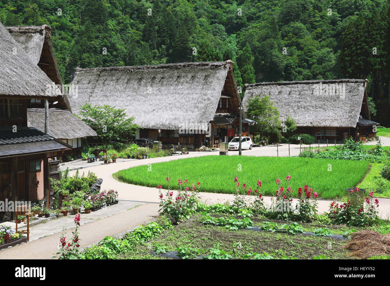 Traditional Japanese village in Gokayama, Toyama Prefecture, Japan ...