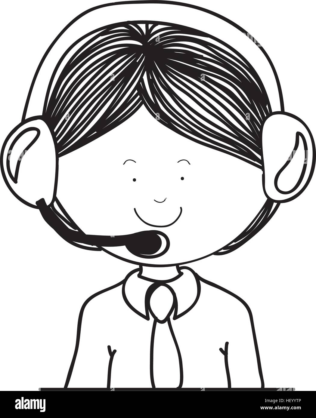 Man operator icon. Call center technical service online and support ...