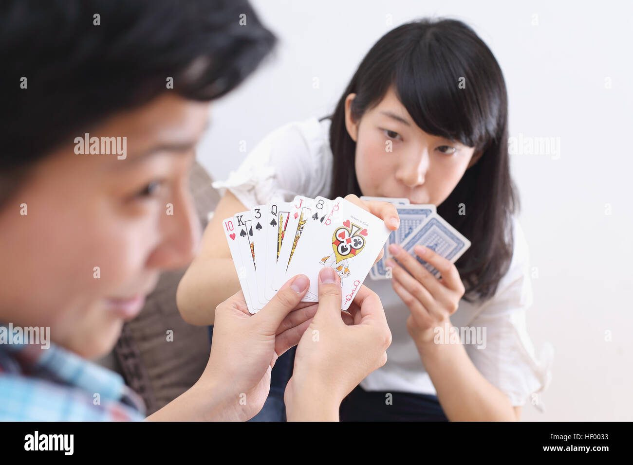 Asian Women Playing Cards High Resolution Stock Photography and Images ...
