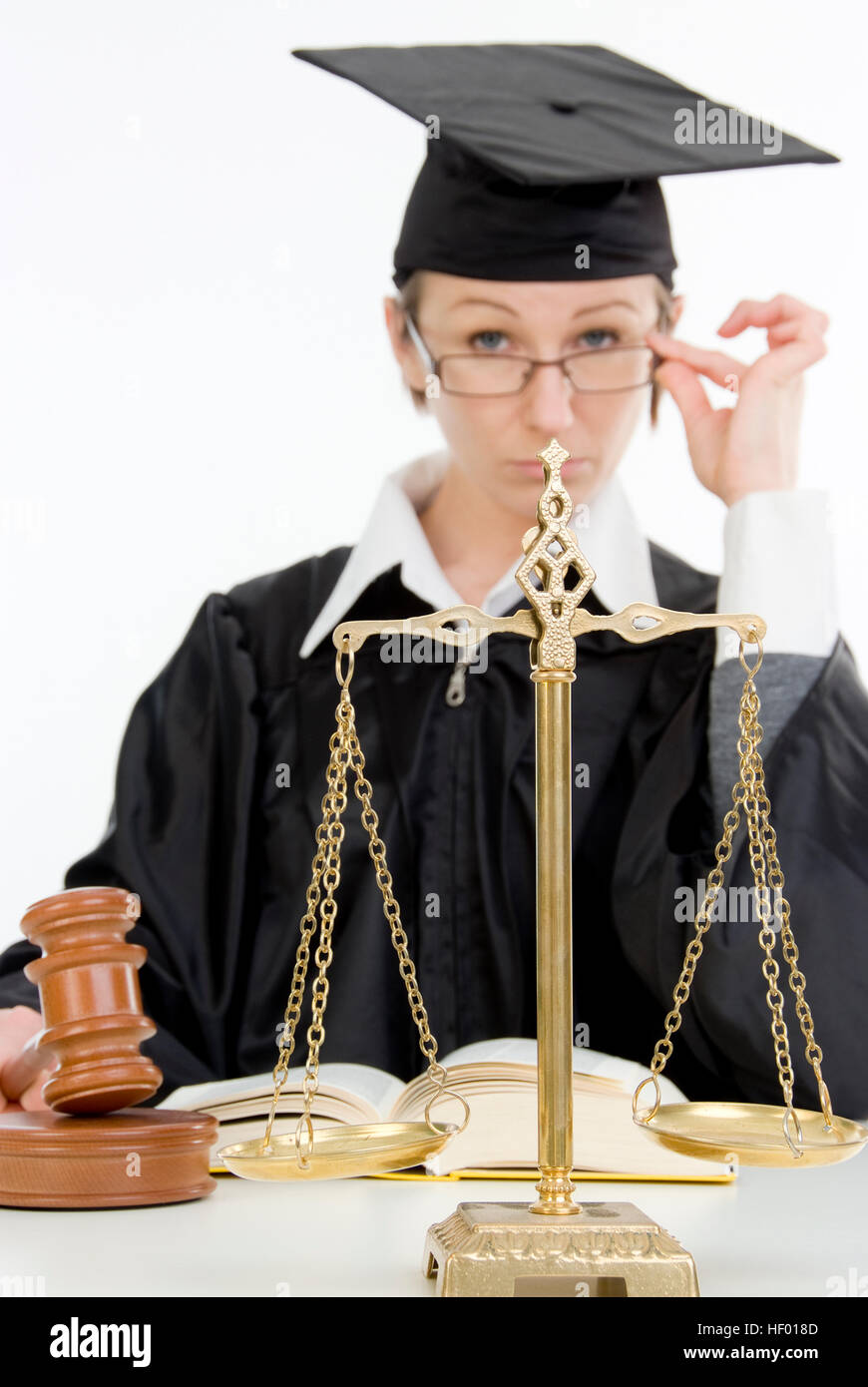 Female judge black hi-res stock photography and images - Alamy