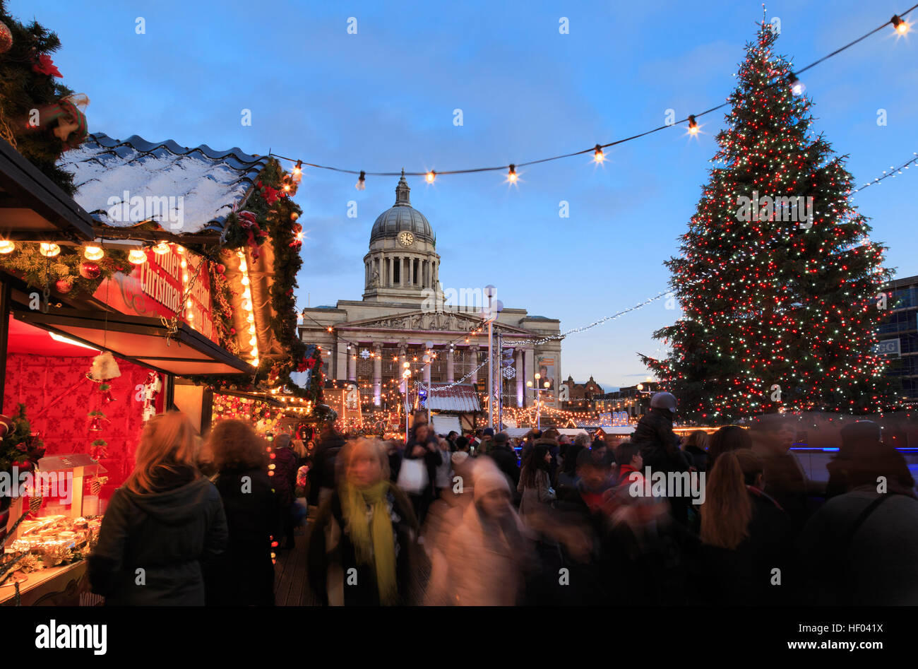 Nottingham christmas decorations hi-res stock photography and images ...