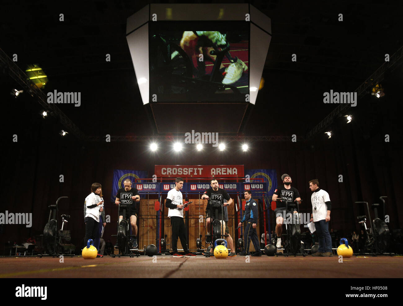 Kiev, Ukraine. 24th Dec, 2016. The disabled veterans ATO (anti ...