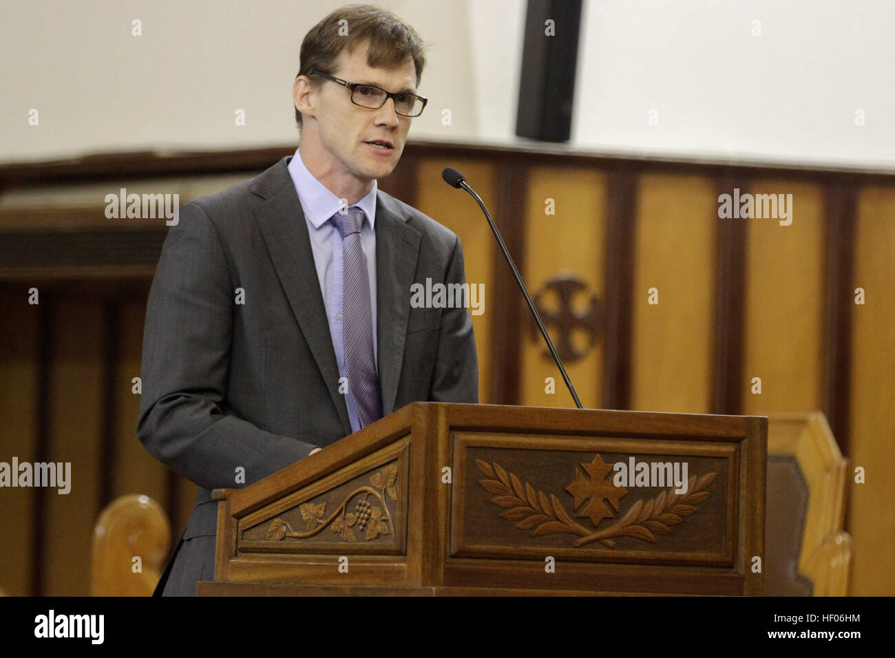Cairo, Egypt. 24th Dec, 2016. British Ambassador to Egypt John Casson ...
