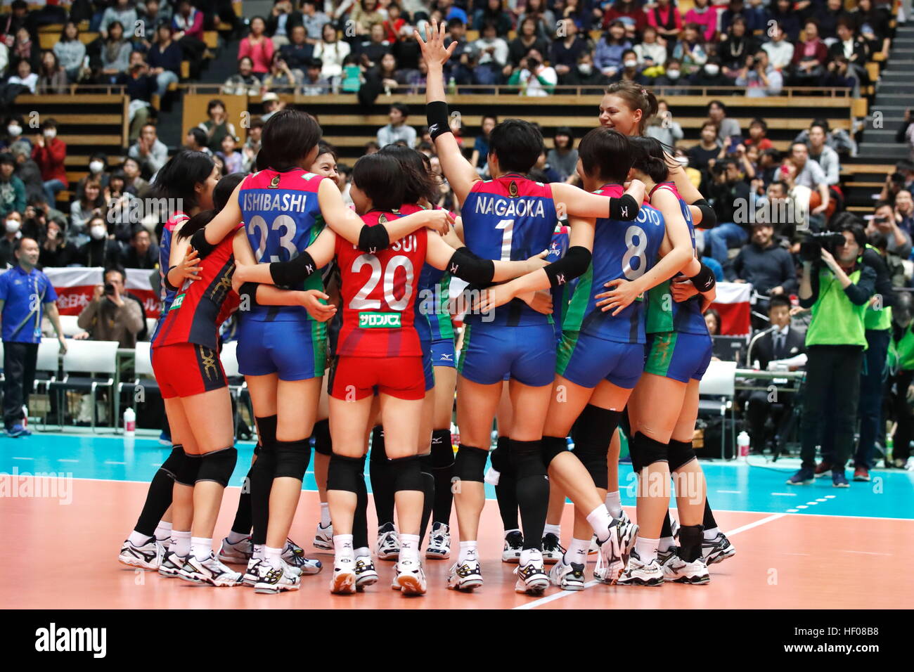 Tokyo, Japan. 25th Dec, 2016. Hisamitsu Springs team group ...