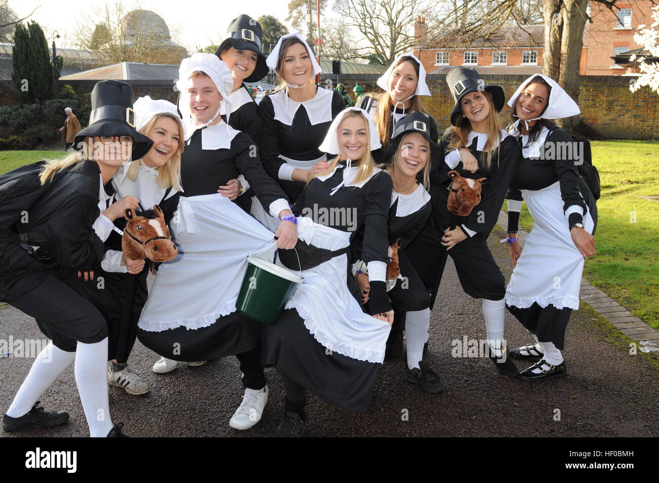 Windlesham, UK. 26th Dec, 2016. Windlesham Pram Race, Boxing Day 2016 ...