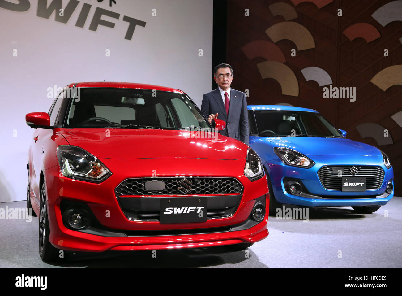 Tokyo, Japan. 27th Dec, 2016. Japan's automaker Suzuki Motor president ...