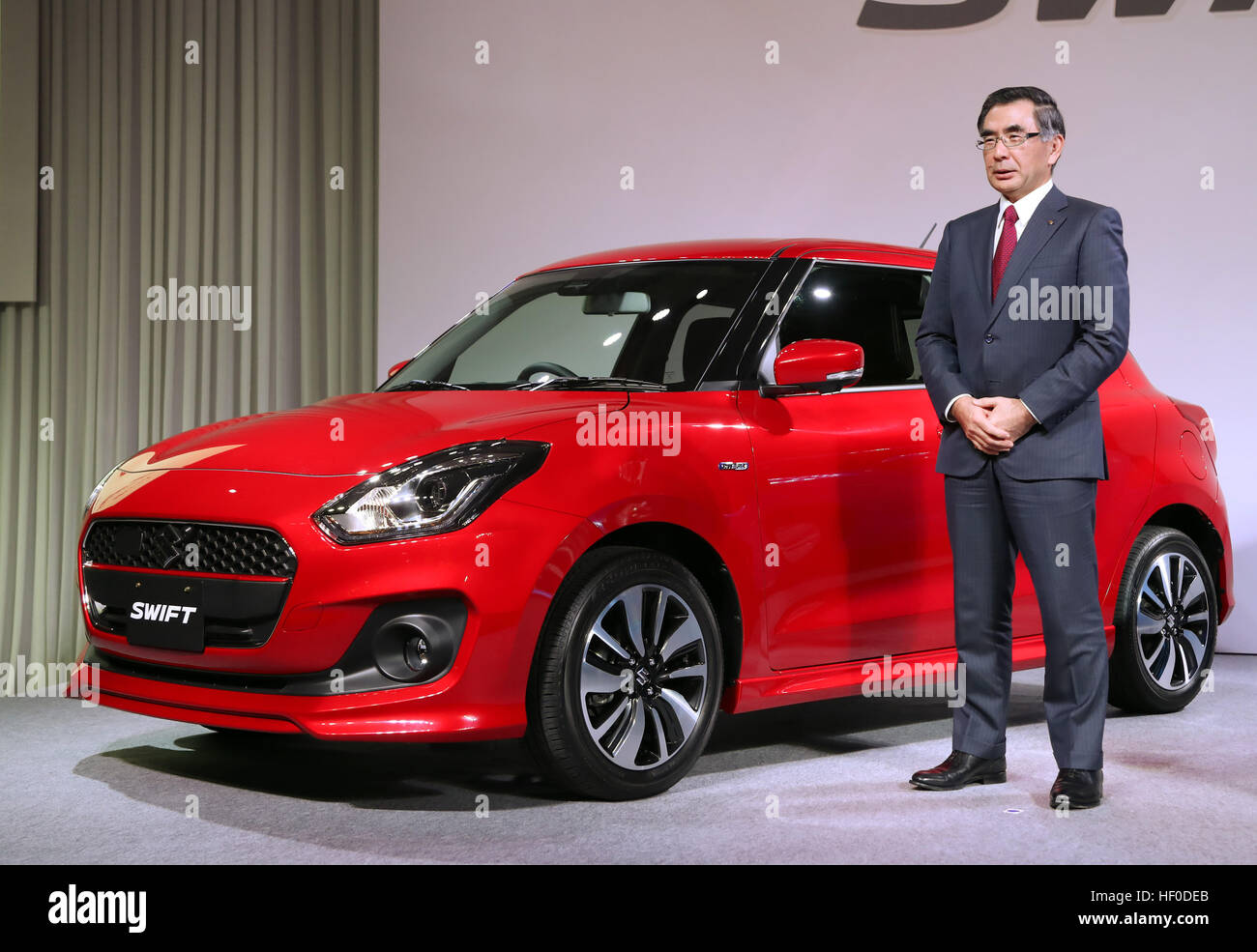 Tokyo, Japan. 27th Dec, 2016. Japan's automaker Suzuki Motor president ...