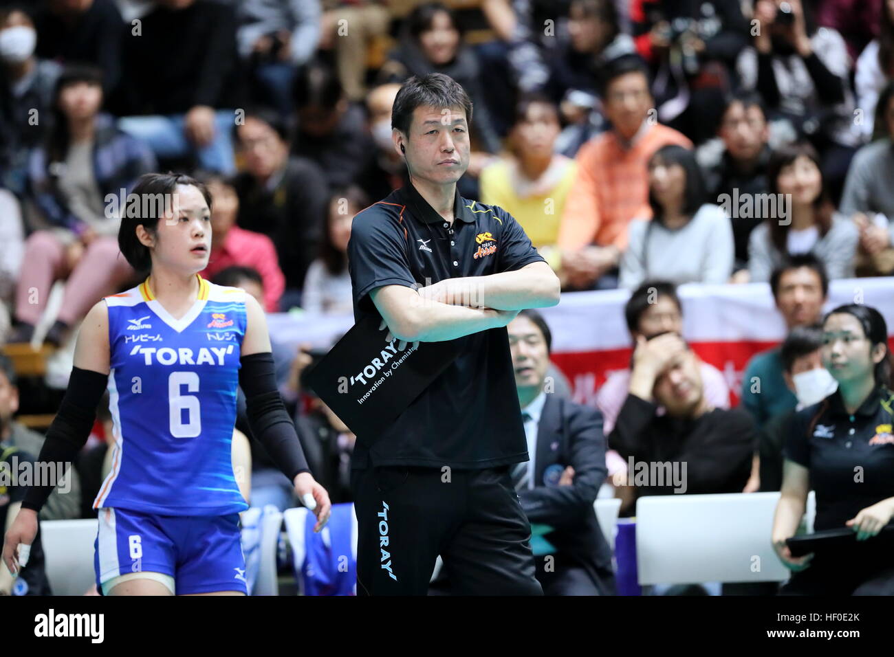 Ota-City General Gymnasium, Tokyo, Japan. 24th Dec, 2016. (L-R) Misato ...